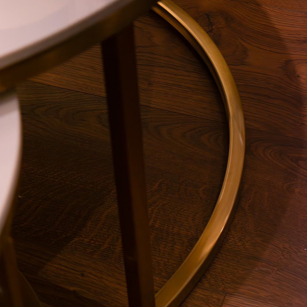 Vienna s/2 marble coffee tables